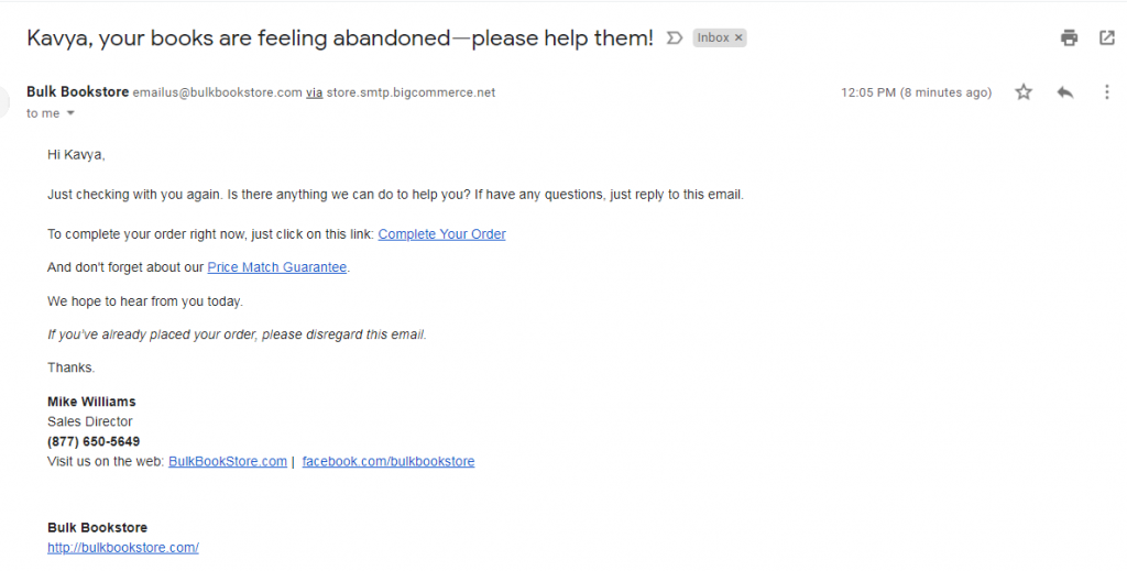 8 Shopping Cart Abandonment Email Example and What Marketers can Learn ...