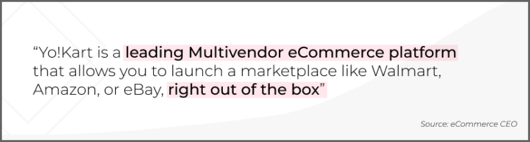 YoKart - Best Multi Vendor Ecommerce Solution Recognized By Top Magazines & Publications